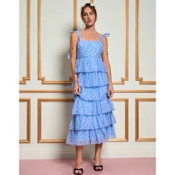 Sister Jane | Dresses | Sister Jane Dream Esme Tiered Ruffle Dress S ...